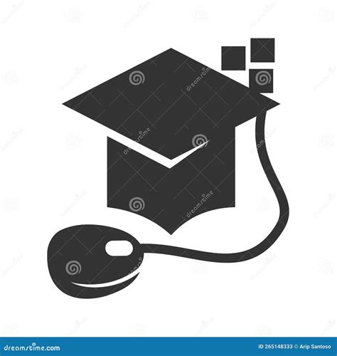 Online Learning Courses Logo Template Icon Illustration Brand Identity