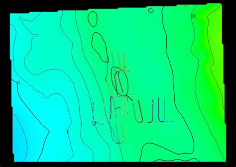 Contour Map Of The Bottom Of The Cardium Formation Download