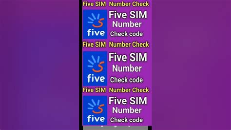 Five Sim Number Check Code Youtube