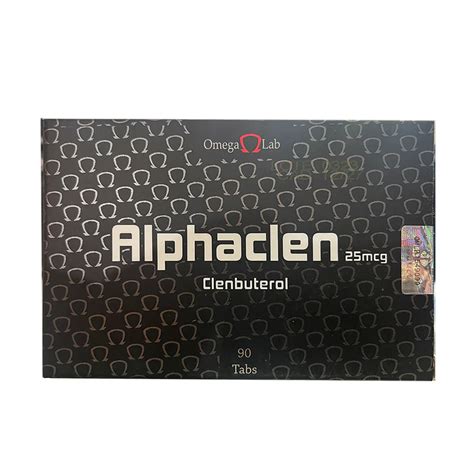 Omega Lab Alphaclen 25 Mcg 90 Tabletas Clenbuterol Proteinpalacemx