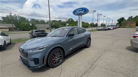 2023 Mustang Mach E In Vapor Blue Youtube