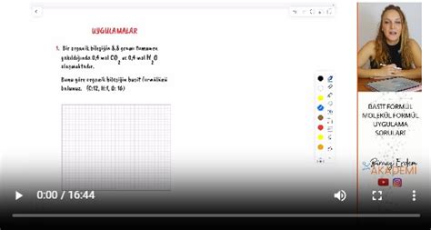 Basit Formül Molekül Formul Uygulama Soruları Birnaz Erdem Akademi Lgs Hazırlık Yks Basit Formül Molekül Formul Uygulama Soruları Birnaz Erdem Akademi Lgs Hazırlık Yks