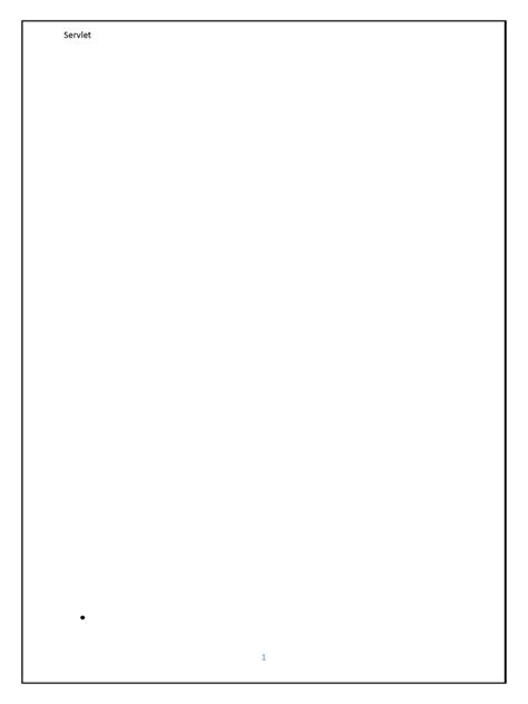 Servlet Introduction Pdf Web Server Internet And Web