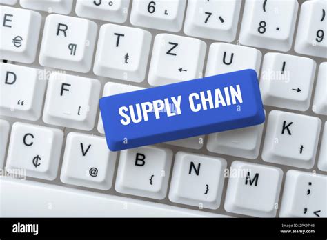 Inspiration Showing Sign Supply Chain Conceptual Photo System Of Organization And Processes