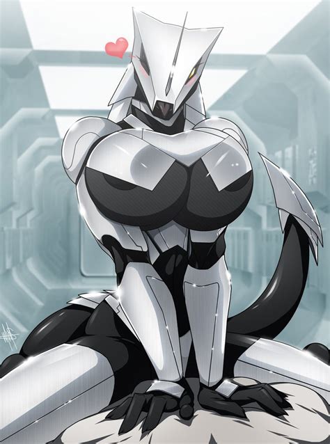 Rule 34 Angela 45 Anthro Armor Black Skin Breasts Cowgirl Position