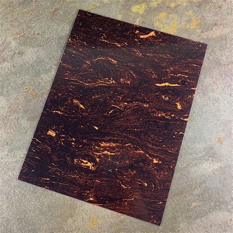 Pickguard Sheet Blank 1 Ply Tortoise Ps Dbt1 Guitar Tools