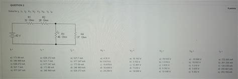 solved solve for it i1 i2 v1 v2 v3 v4 i3 i4