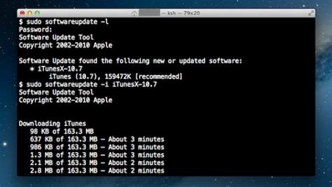 How To Update Macos From Terminal Check And Update Remotely Mac Os X