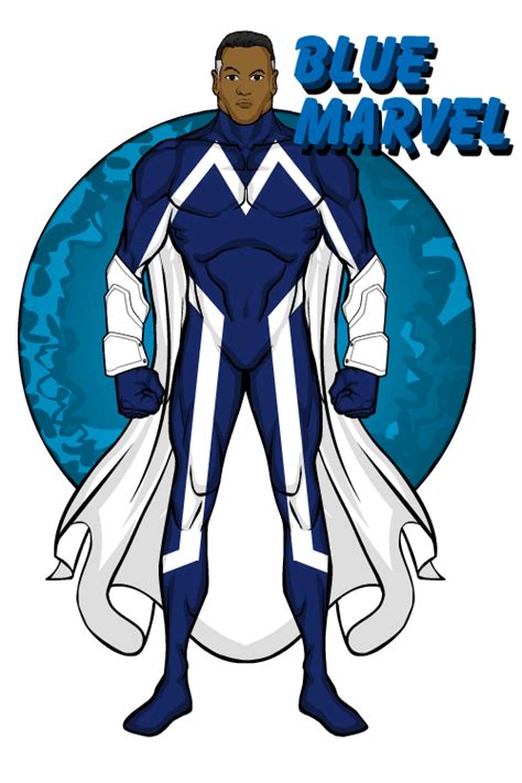 Blue Marvel Marvel Comics By Nerd0and0proud On Deviantart