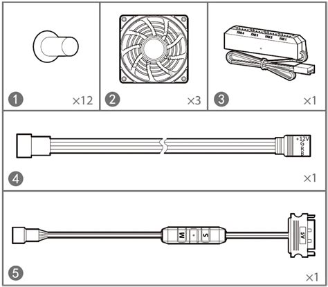 Deepcool Rf120 3 X Rgb Fan User Manual