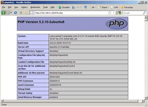 Installing Apache With PHP And MySQL Support On Ubuntu LAMP