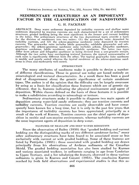 58512 Sedimentary Structures As An Important Factor In The