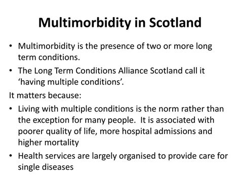 Ppt Multimorbidity In Scotland Powerpoint Presentation Free Download Id 842493