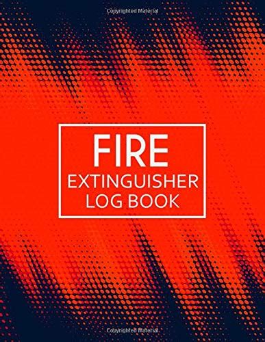 Buy Fire Extinguisher Log Book Fire Extinguisher Maintenance Log Book