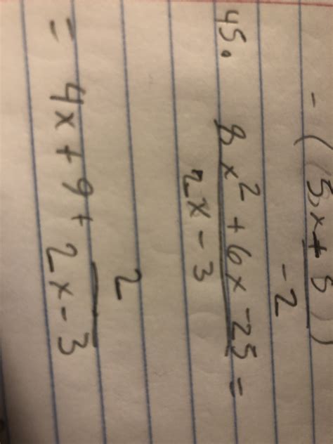 Answered 6x X 15 X 5 2 45 8x2 6x 25 4x 9¢ 2x 3 Bartleby