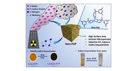 Triptycene Based And Keto Functionalized Porous Organic Polymer For