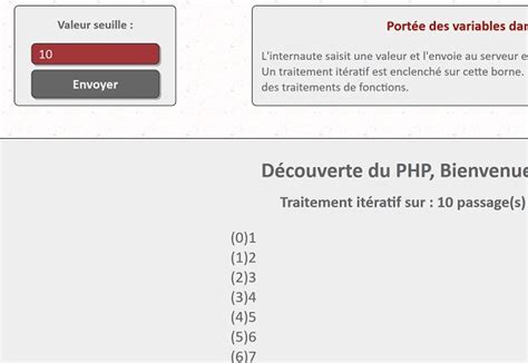 Portée des variables en programmation PHP