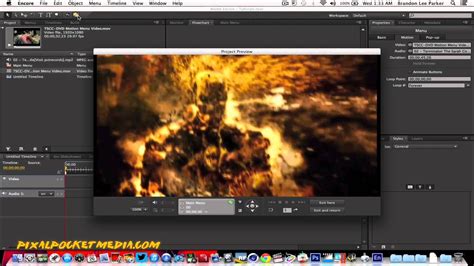 Adobe Encore CS6 Tutorial Getting Started Motion Dvd Menu YouTube