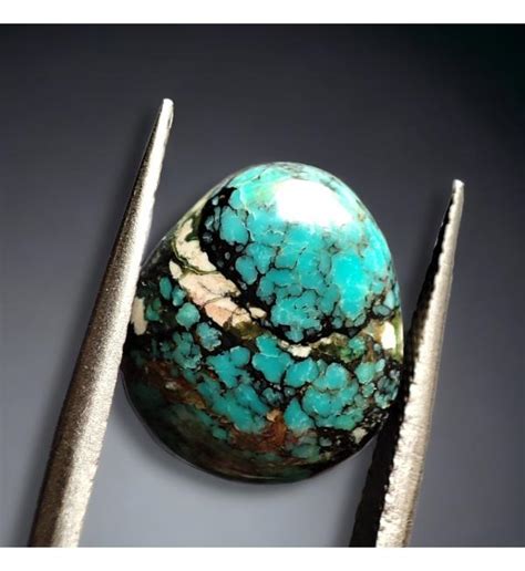Натуральная Бирюза (не прессованная) 5.18Ct кабошон е18081: цена, фото ...