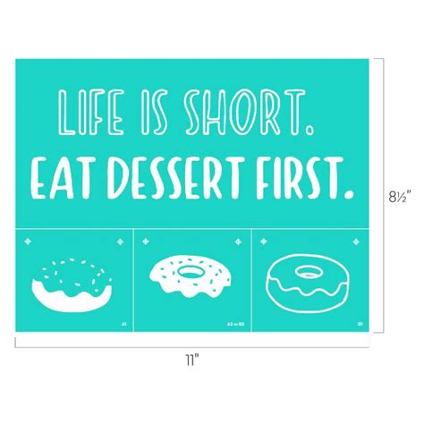 Chalk Couture Eat Dessert First
