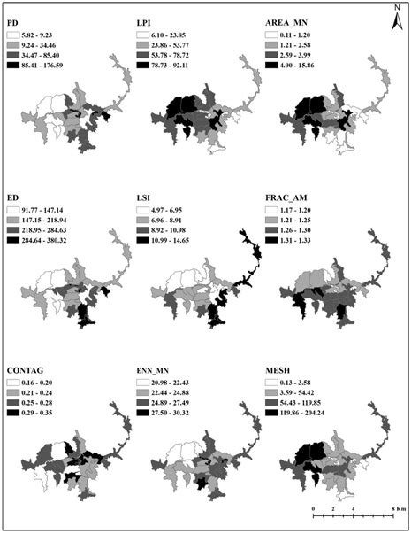 Spatial Variation In Landscape Metrics By Wards In Shimla Download