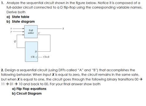 Solved Analyze The Sequential Circuit Shown In The Figure Chegg