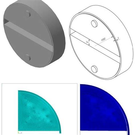The First Model In Ansys Shows Acute Angles Download Scientific Diagram