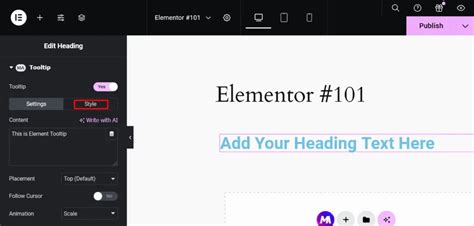 How To Add Elementor Tooltip On Hover Or Click Using Master Addons