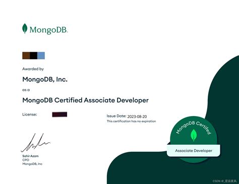 Mongodb Certified Associate Developer 认证考试心得 Mongodb认证考试 Csdn博客