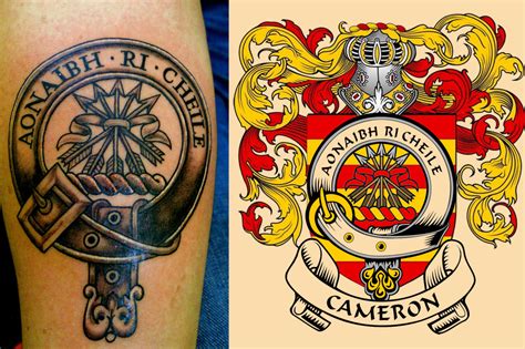 Cameron Crest Tattoos