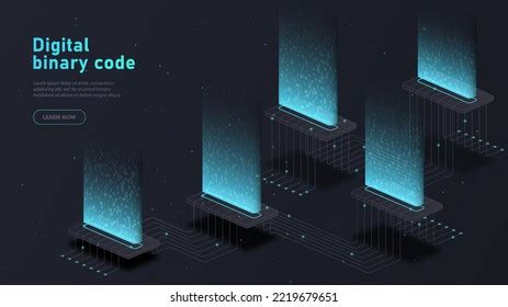 Binary Code Isometric Images Stock Photos Vectors Shutterstock