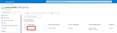 sim 정책 구성 azure private 5g core microsoft learn