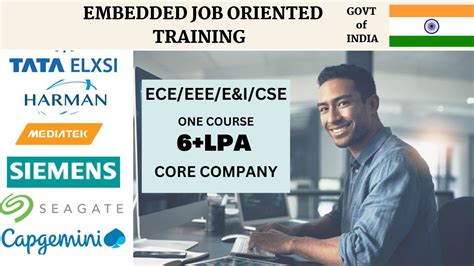 Job Oriented Courses Ece Eee Tamil 6lpa Package Embedded Sys Cdac Youtube