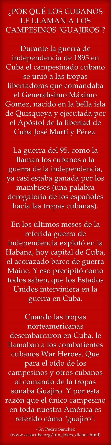 ¿por Qué Los Cubanos Llaman A Los Campesinos Guajiros