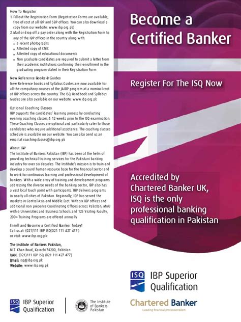 Ibp Professional Certification Undergraduate Education