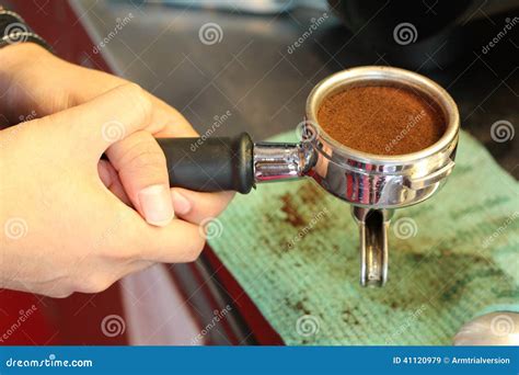 Espresso Machine Group Head Stock Image Image Of Machine Roast 41120979