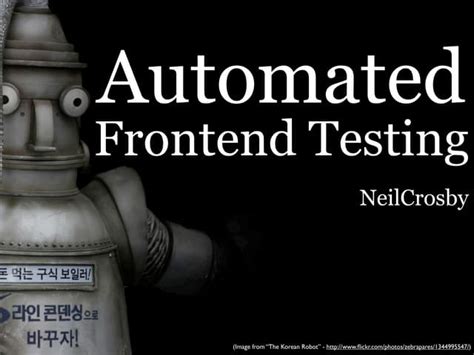 Automated Frontend Testing Zip Web Design And Html Internet