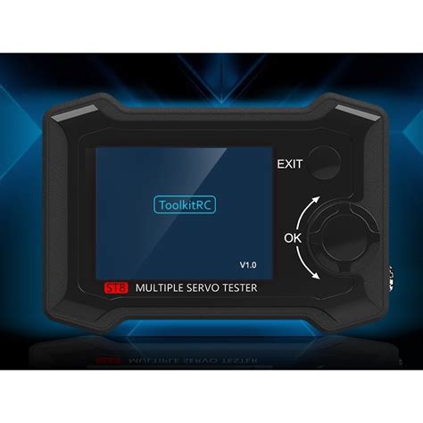 Tool Kit RC ST8 Multifunction Servo Tester 8 Channels TURBINES RC