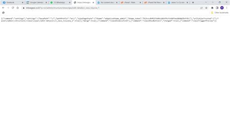 no content shows only code as text string when selecting apply