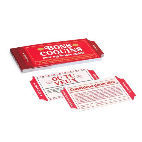 Book Of 24 Sexy Vouchers French Sex