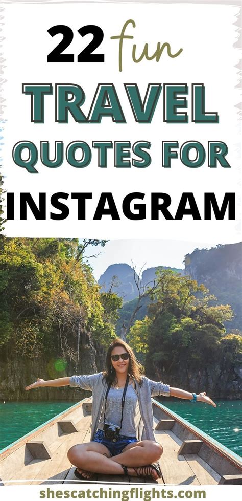 Fun Travel Quotes For Instagram Captions Instagram Captions Travel