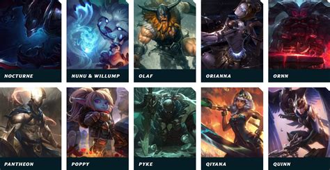How Many Champions Are There In Lol League Of Legends Champions List