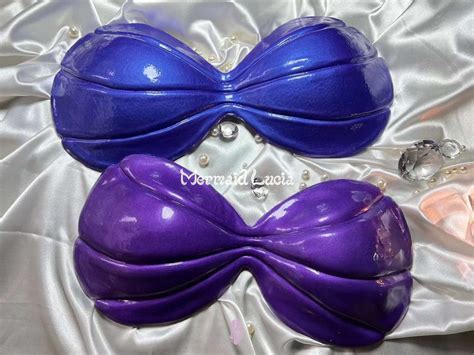 Purple Shell Bra