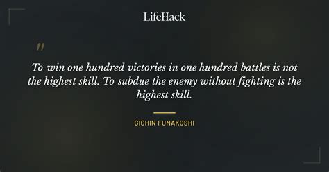To Win One Hundred Victories In One Hundred Battle Gichin