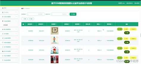 java php node js python基于框架的校园爱心公益平台的设计与实现【2024年毕设】 csdn博客