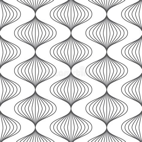 Linear Seamless Pattern Lotus Flower Stock Vector Illustration Of Decoration Pattern 57656544