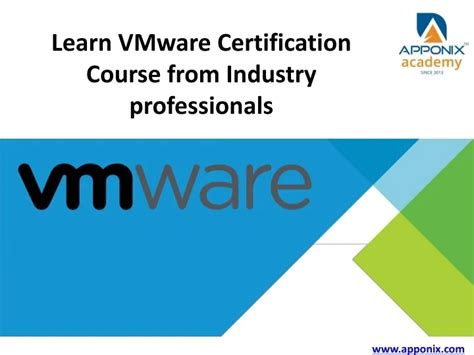 Ppt Learn Vmware Certification Course From Industry Professionals Ppt