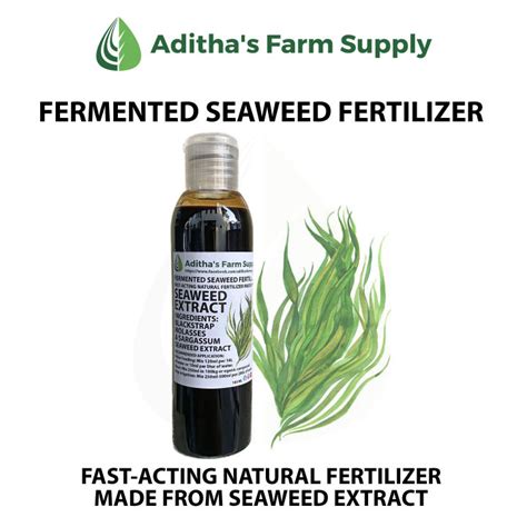 Afs Fermented Seaweed Fertilizer Fast Acting Natural Fertilizer Made