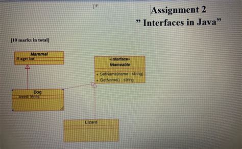 solved is assignment 2 9 interfaces in java” [10 marks in