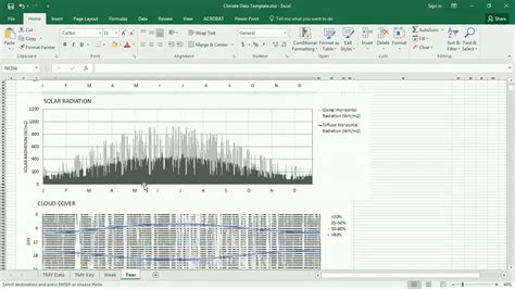 Vt22 Importing Epw Files Into Excel Youtube